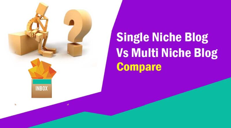 Single Niche Blog Vs Multi Niche Blog - Compare - Aitechtonic