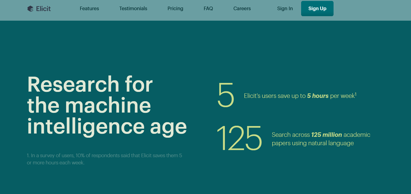 Elicit Review: The AI Research Assistant, Pricing, Pros & Cons ...