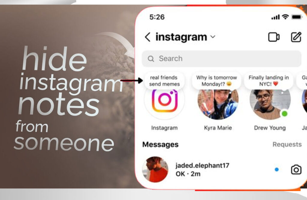 How to Hide Instagram Notes from Someone - Aitechtonic