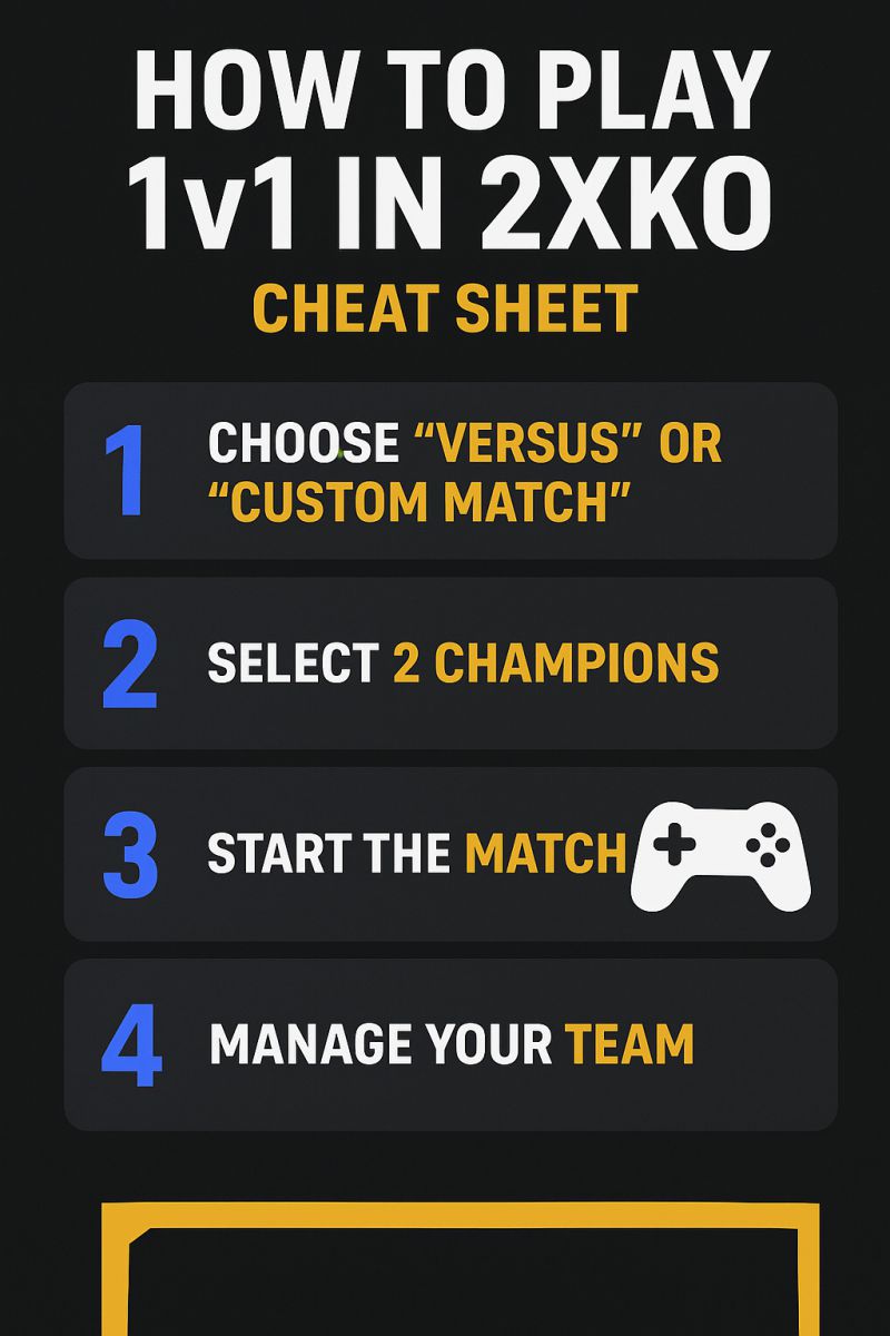 How to Play 1v1 in 2XKO: Guide - Aitechtonic