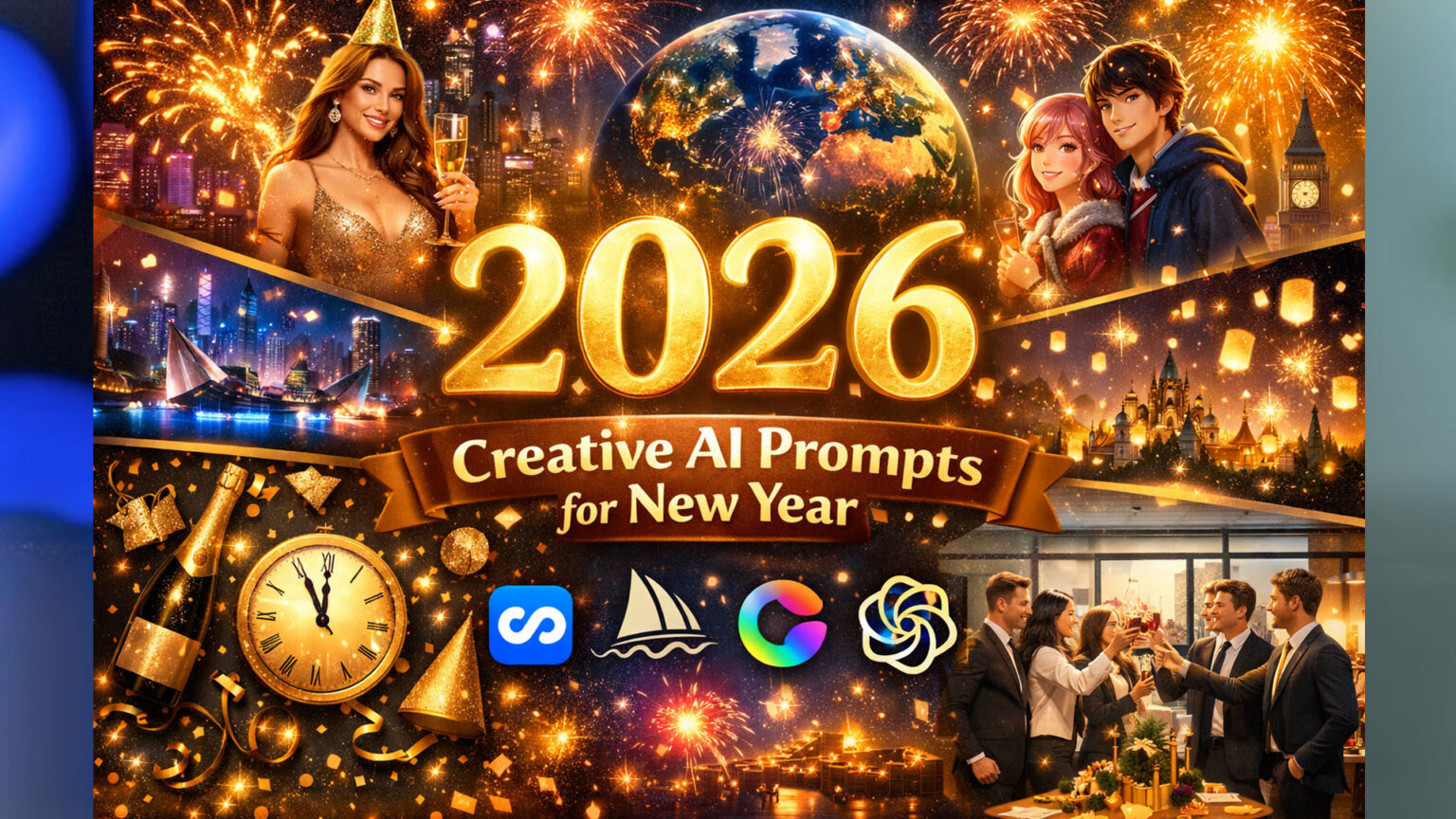 Celebrate New Year 2026 with Creative AI Prompts for MidJourney, Gemini ...