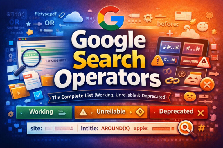 Google Search Operators: 44 Advanced Commands for SEO Pros - Aitechtonic