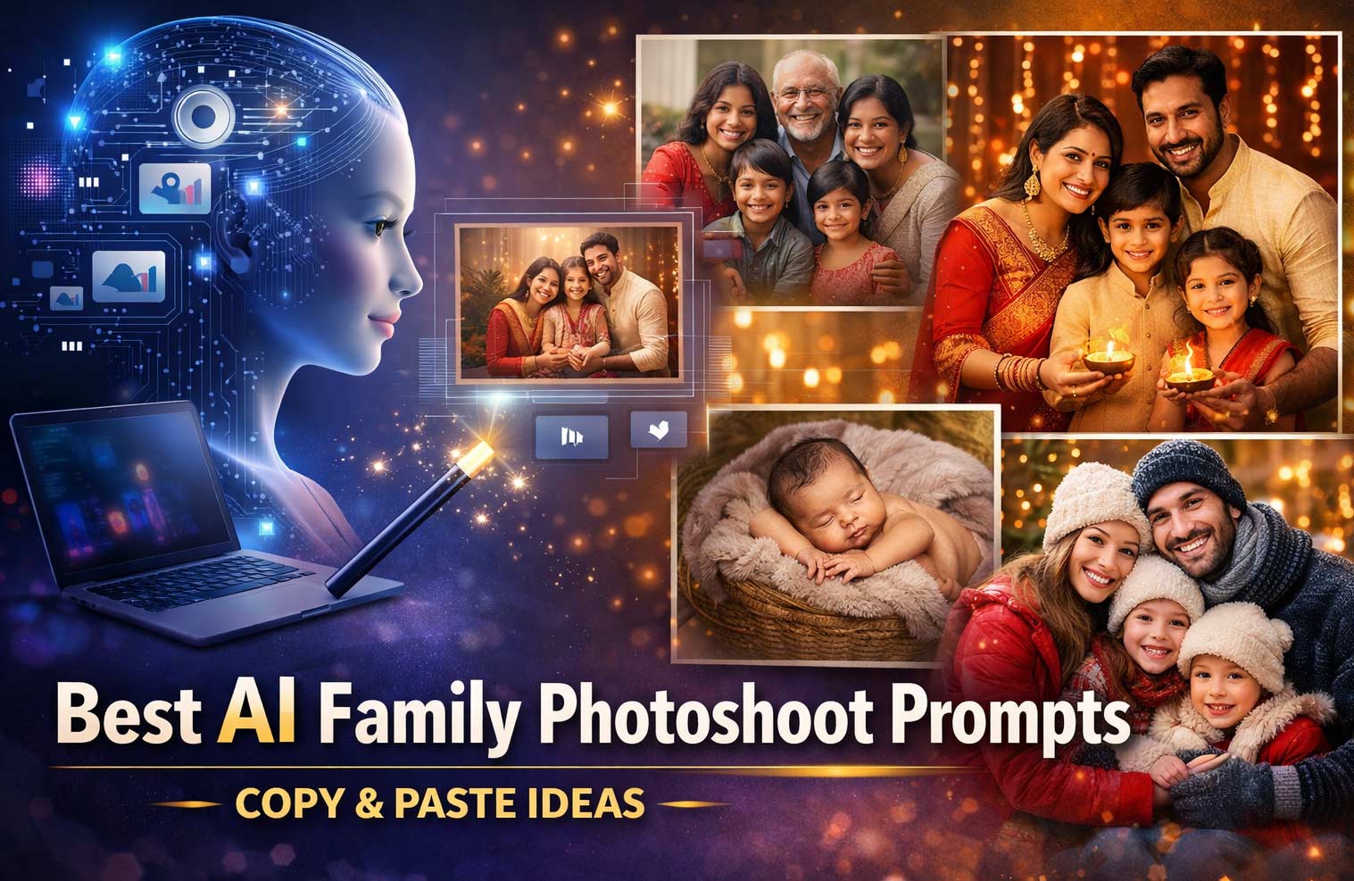 Best AI Family Photoshoot Prompts You Can Copy Today - Aitechtonic